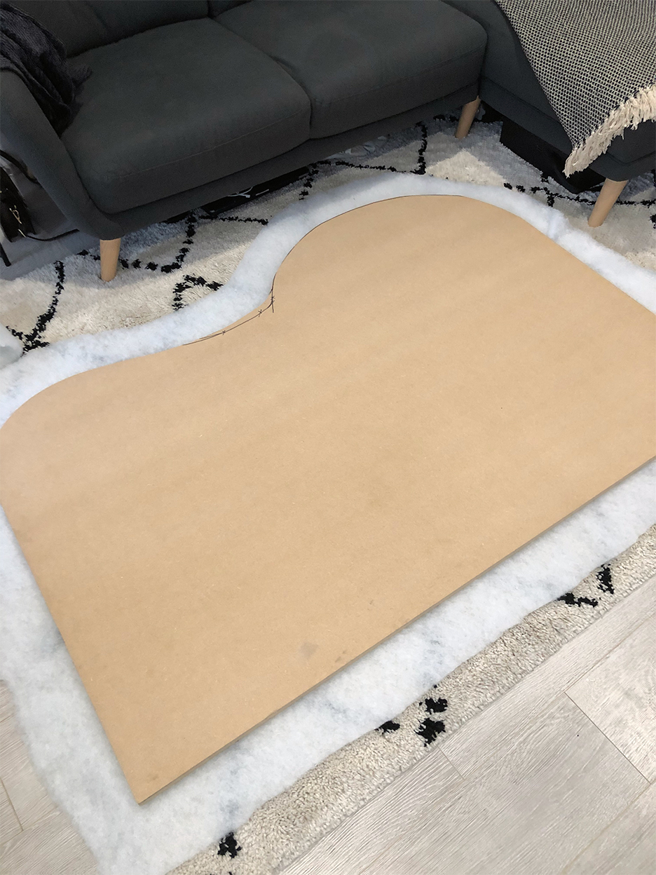 A $275 DIY Headboard to Get You In On the Wavy Bed Frame Trend