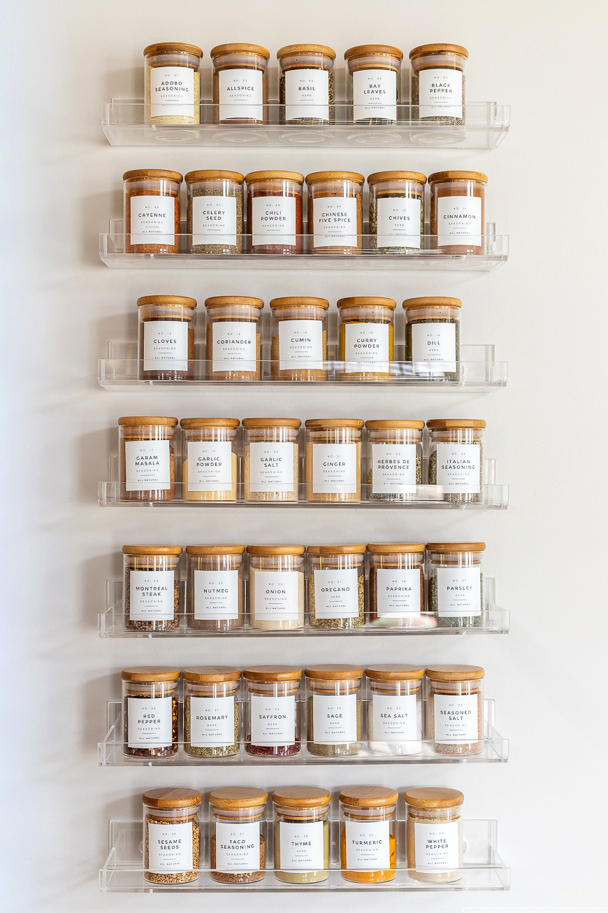 6 Spice Rack Ideas for Small Kitchens With No Counter Space to Spare