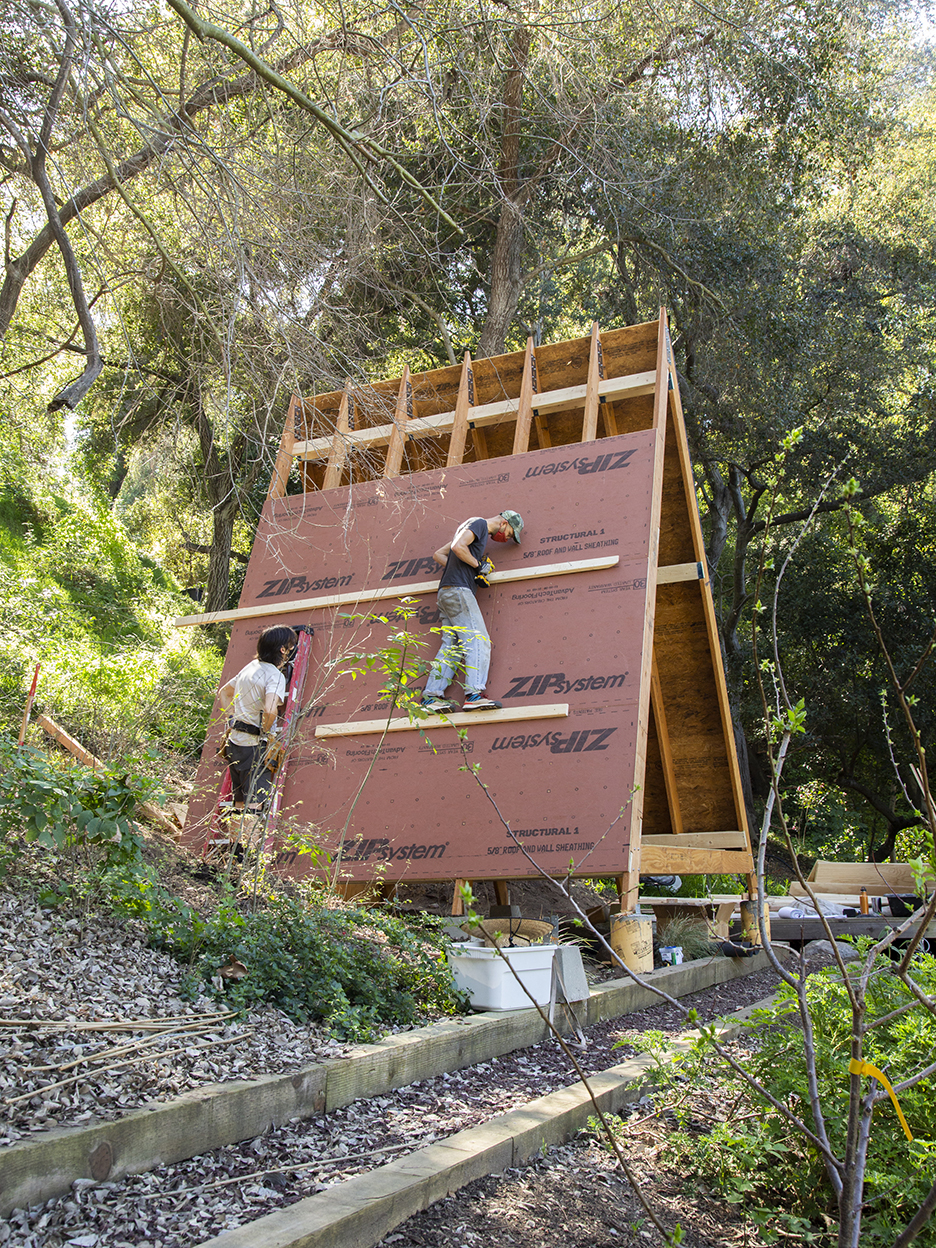 I Built My Serene Backyard Office from an A-Frame Kit I Bought Online