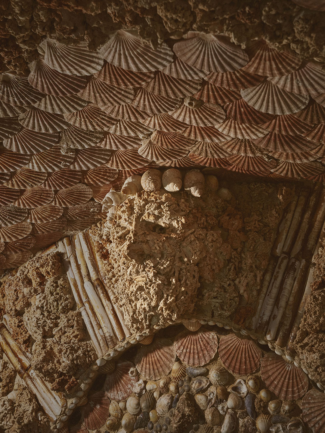 Centuries-Old Shellwork Walls Are Popping Up Again in English Gardens