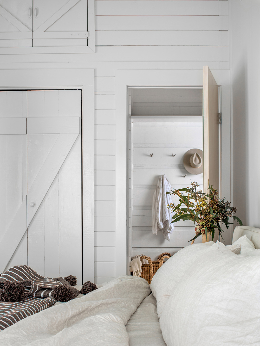 This Scandi-Inspired Georgia Cabin Is Covered with the Perfect White Paint