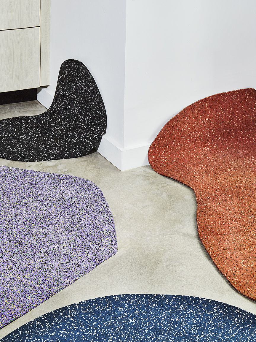 This Slash Objects Floor Mat is Comfortable Underfoot, Easy-to-Clean ...