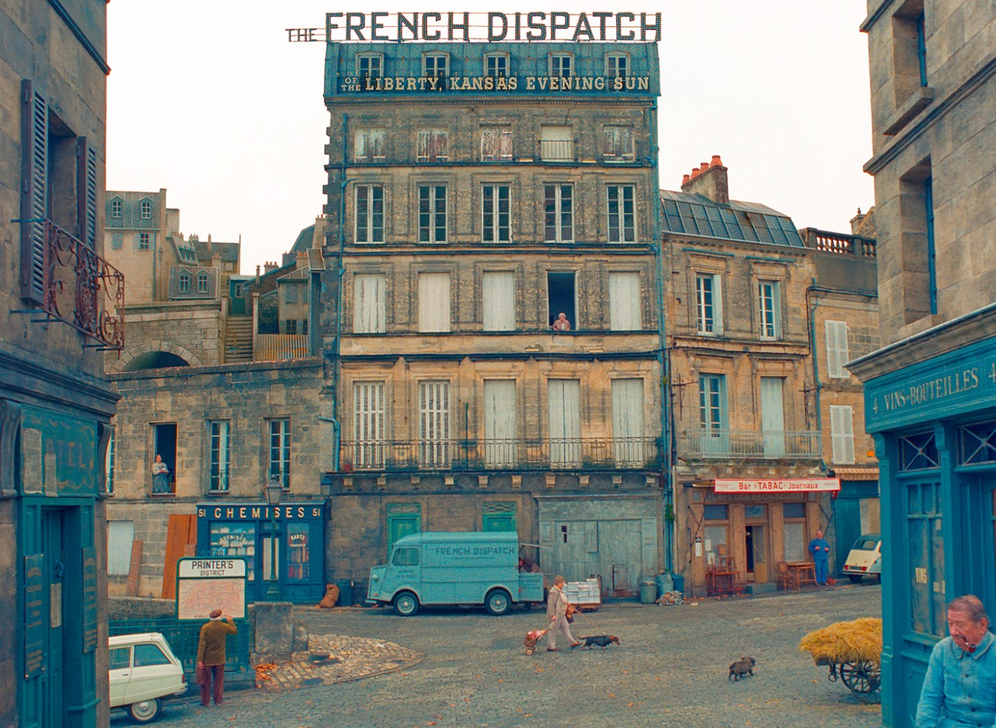 How the Set Designer for The French Dispatch Came Up With That Perfect ...