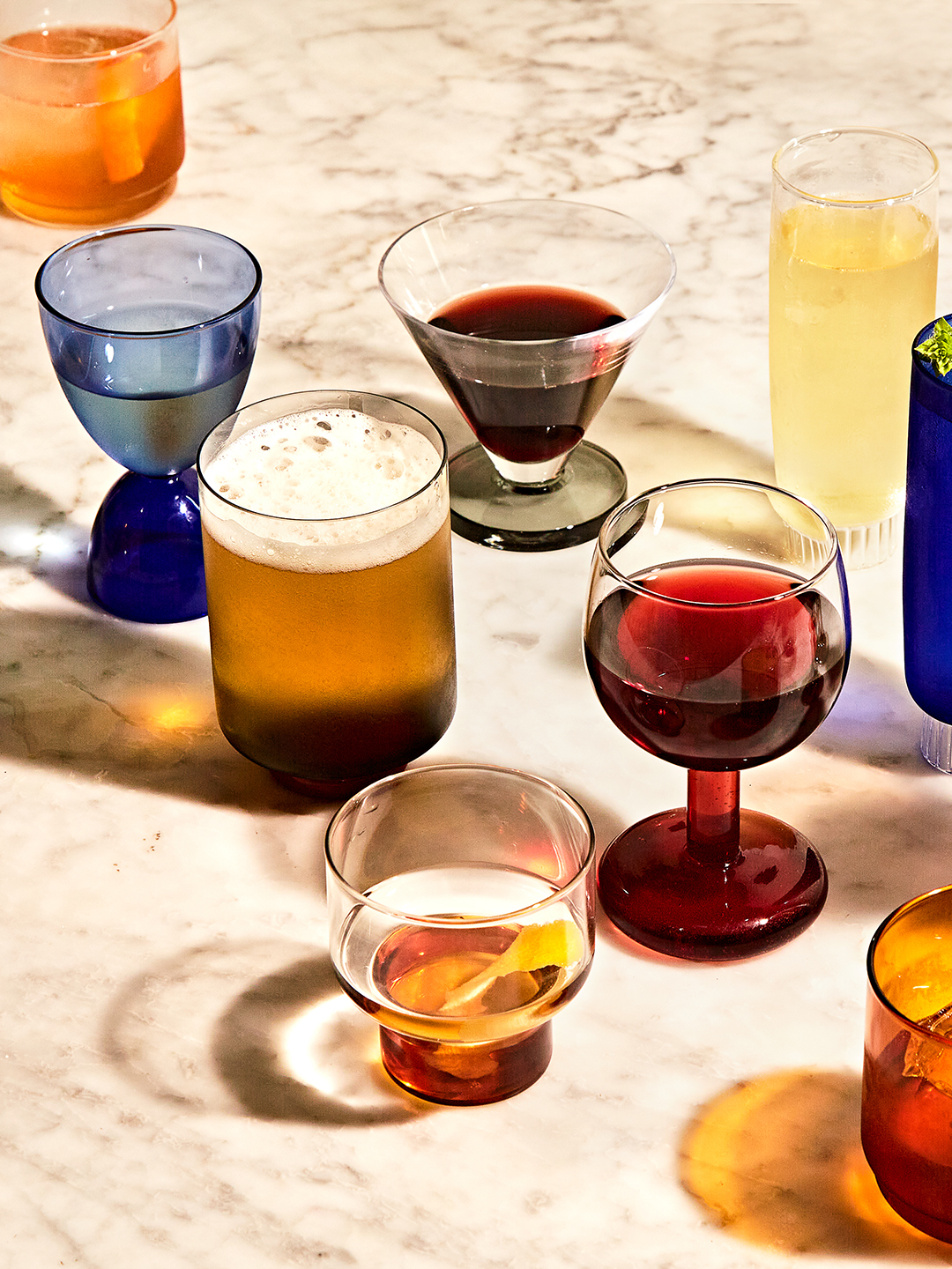 A Comprehensive Guide to the Coolest Cocktail Glasses | domino
