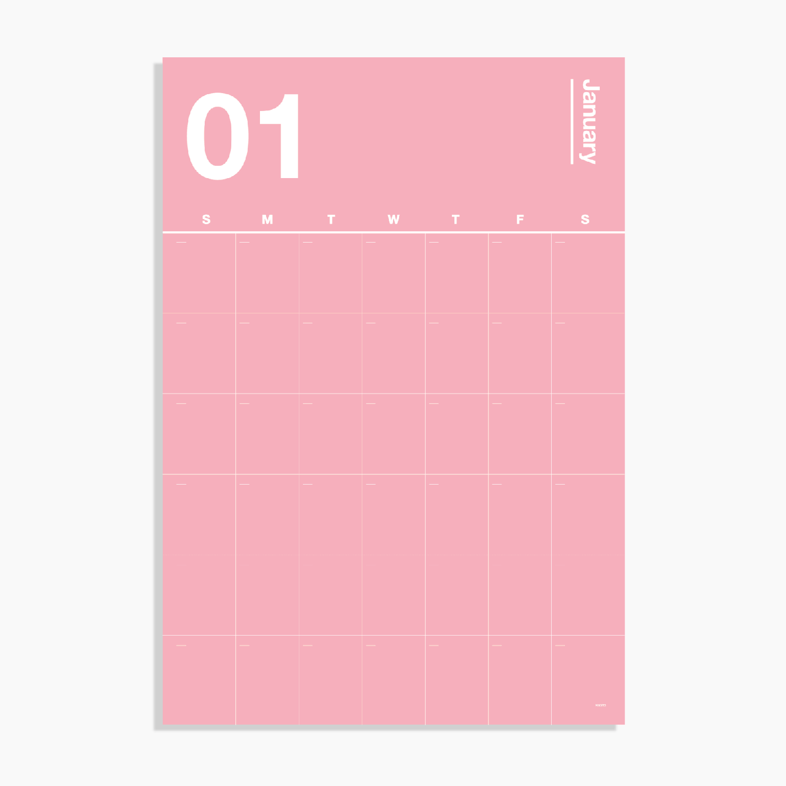 The Stendig Wall Calendar Is an Extra-Large, MoMA-Approved Work of Art