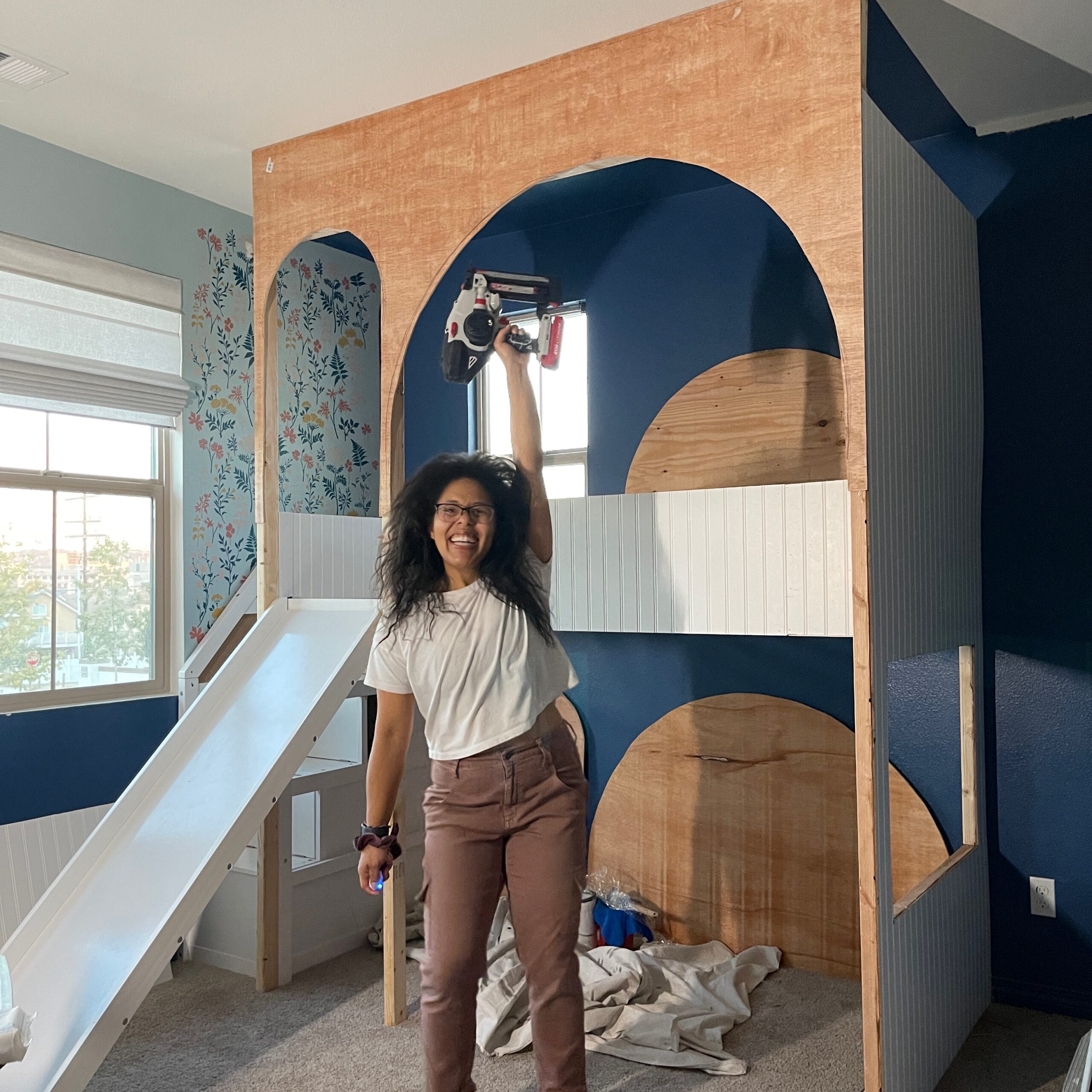 A Slide and a Wonder Woman Theme Topped This Kid’s Bedroom Makeover ...