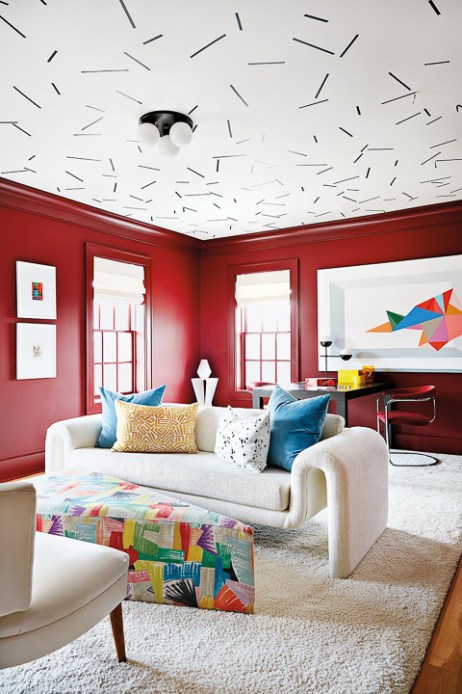 How to Paint a Ceiling, From Picking a Color to Actually Getting It Up ...
