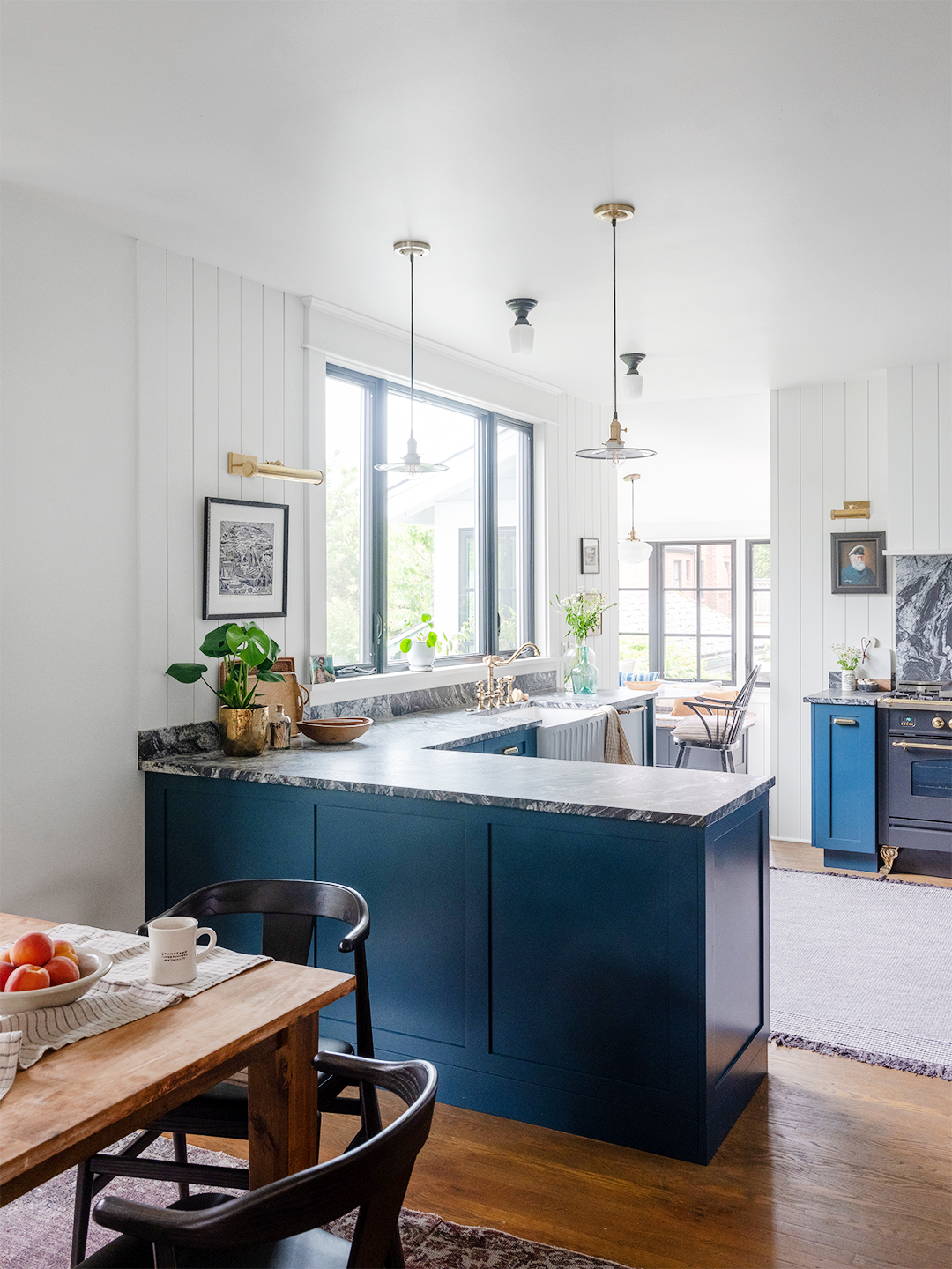 A Nautical-Inspired Kitchen Renovation That All Started with a Painting ...