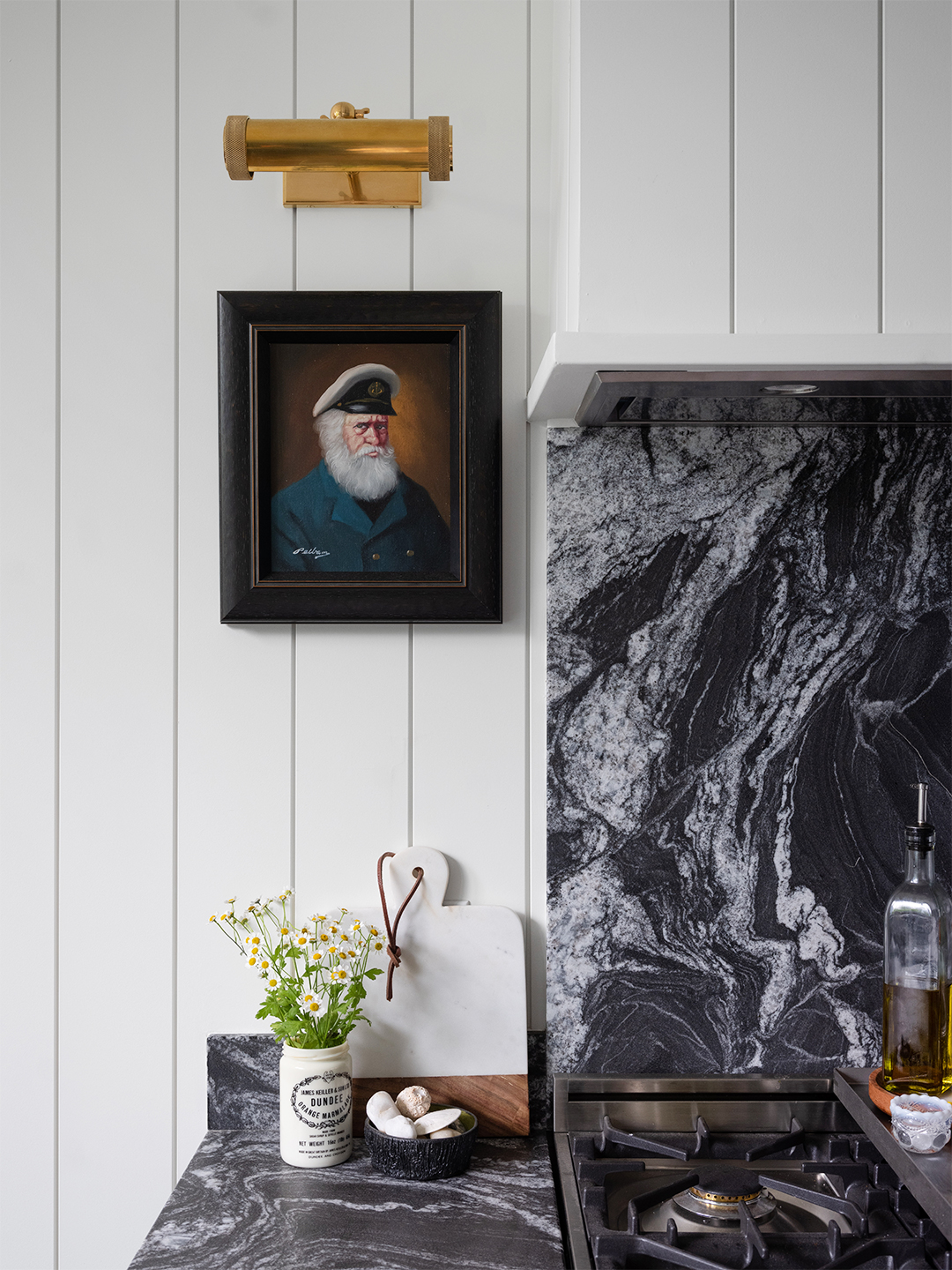 A Nautical-Inspired Kitchen Renovation That All Started with a Painting ...