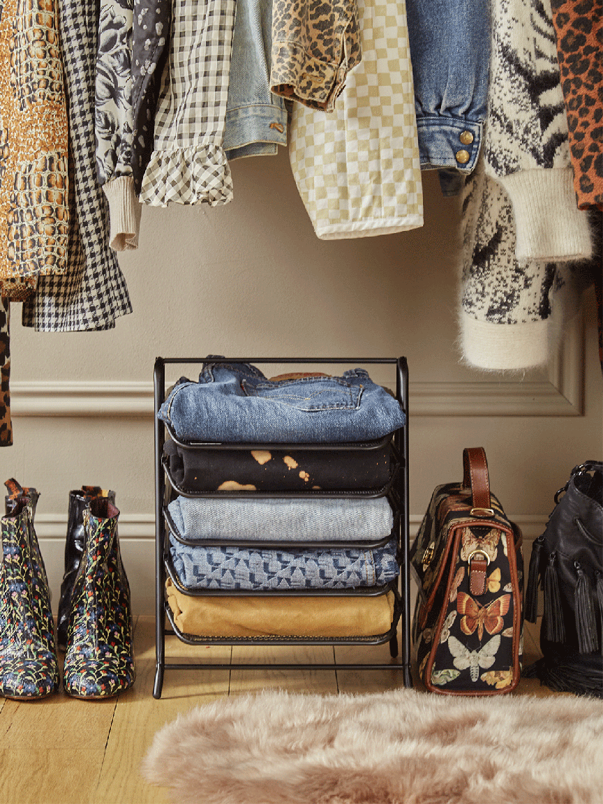 This Office Organizer Is Perfect for Stacking Jeans in the Closet