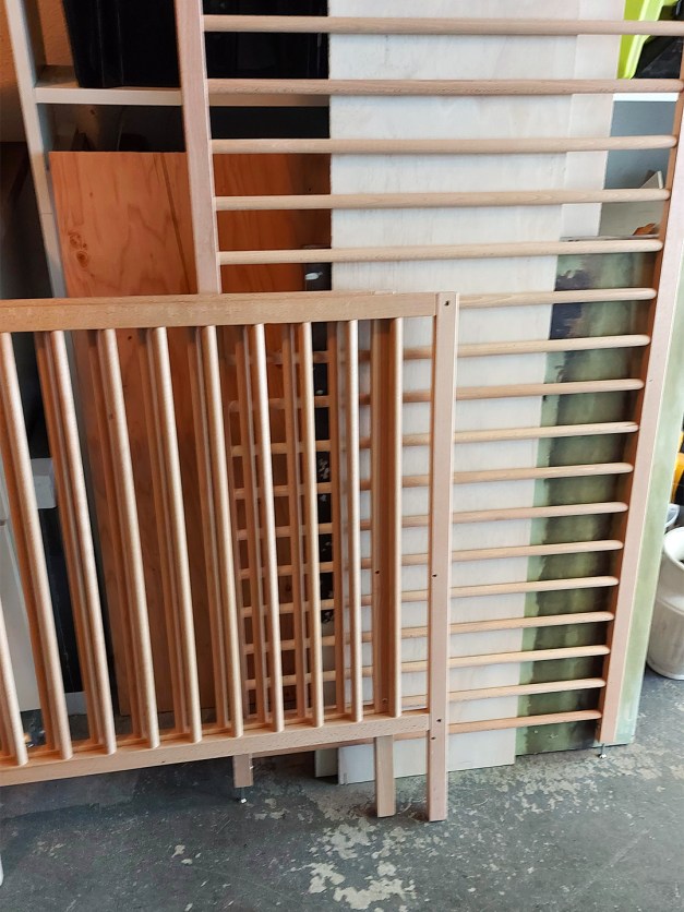 This DIYer Mom Put Her Old IKEA Crib to Use in the Best Way