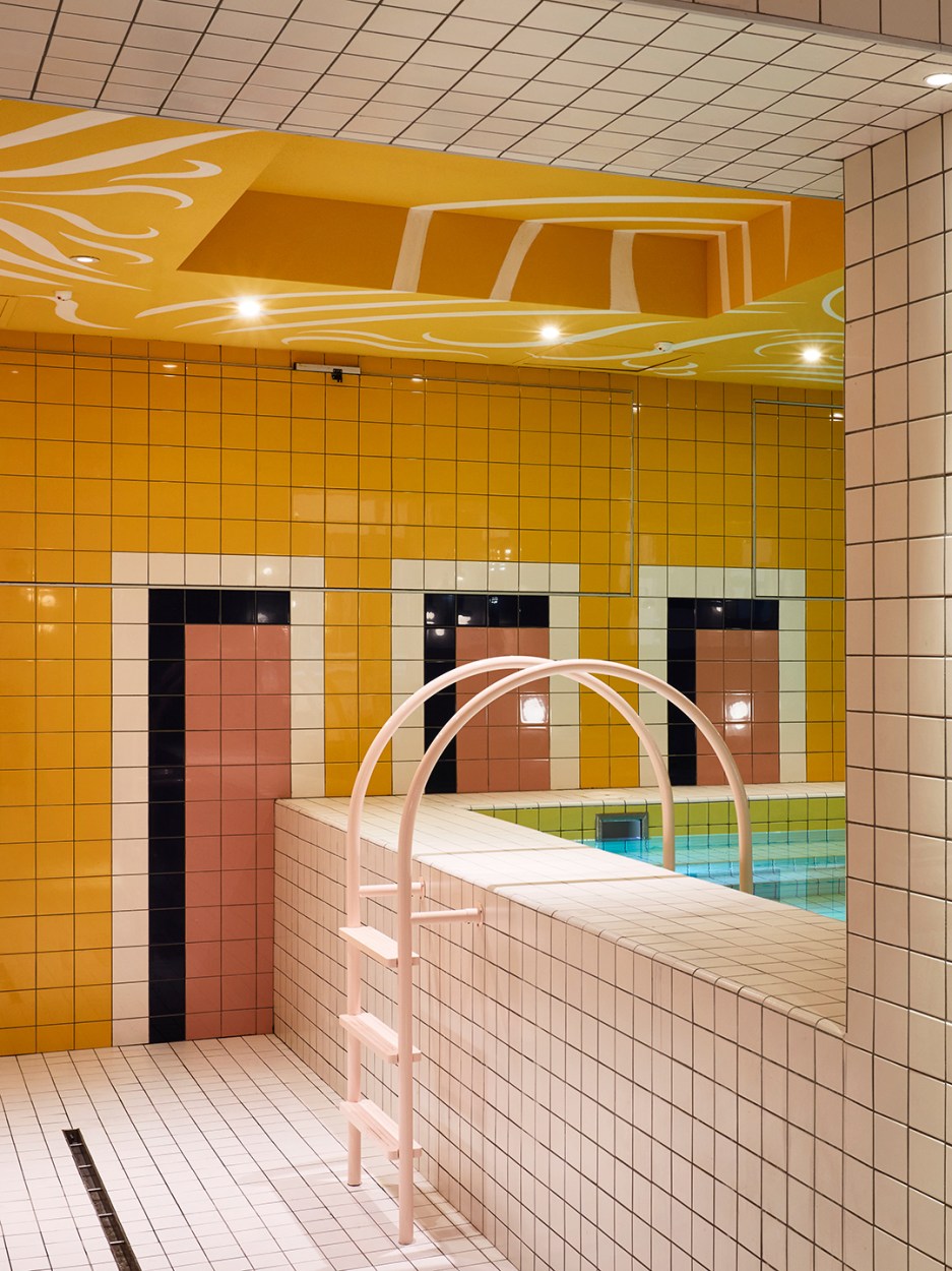 Mama Shelter Roma Trades In White Tones For Pastels At Their Pool