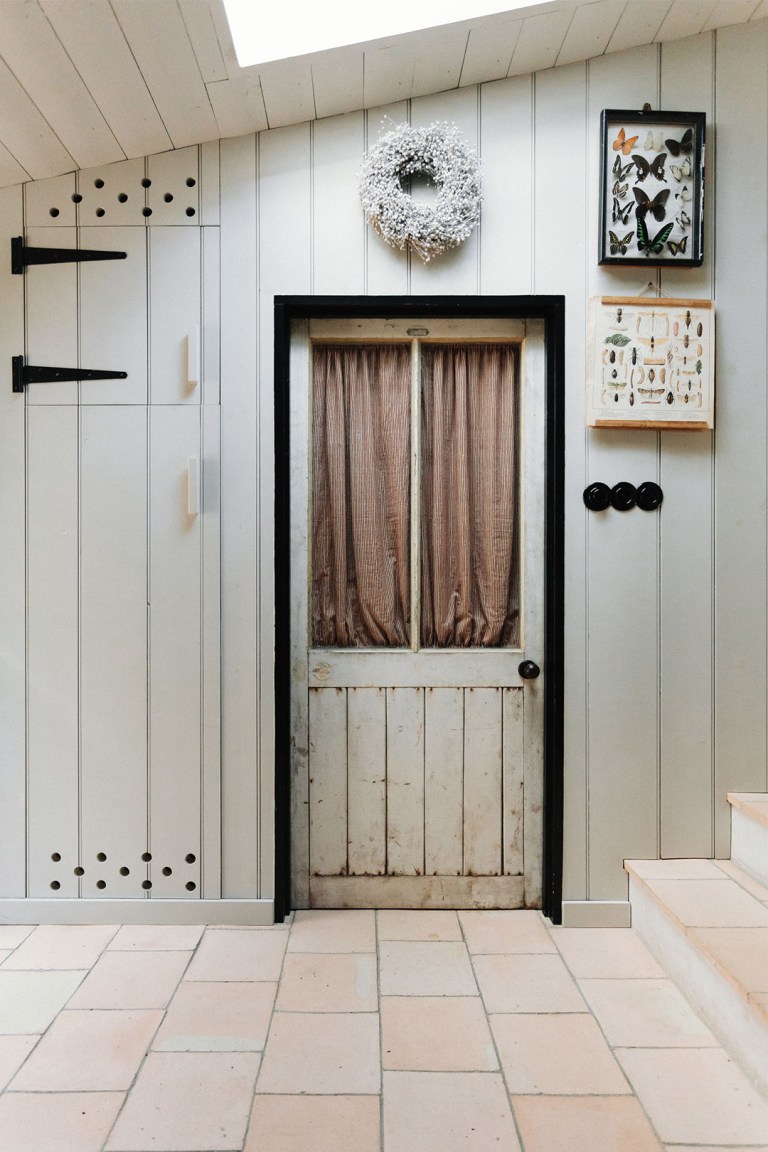 Butterfly Art and Trailing Plants Adorn the Inside of This 500 Square ...