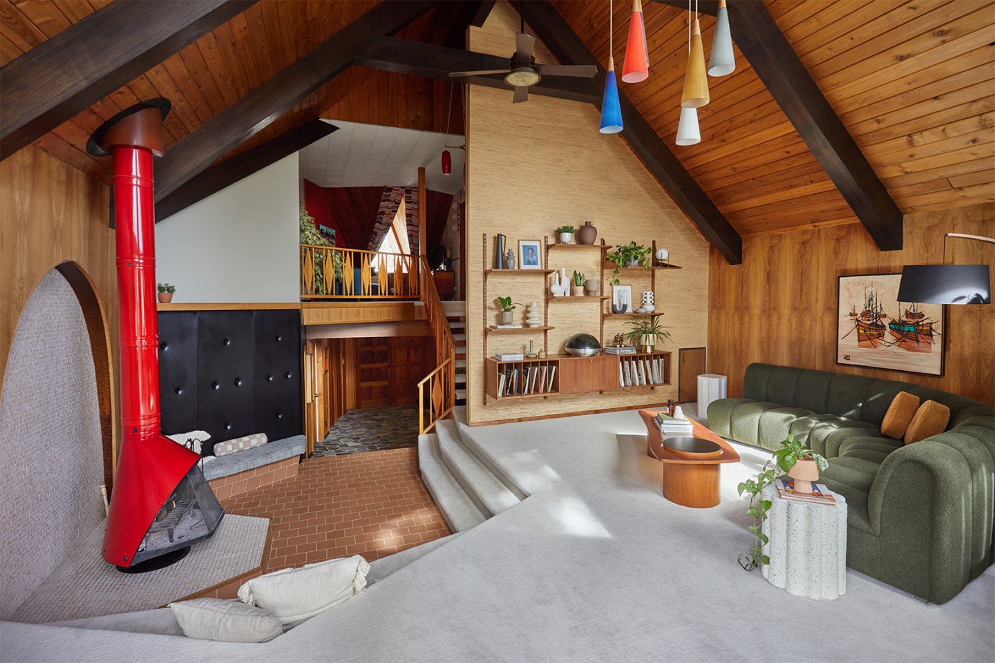 Before and After: A Maple Leaf-Shaped Canada Home Gets a Groovy Makeover