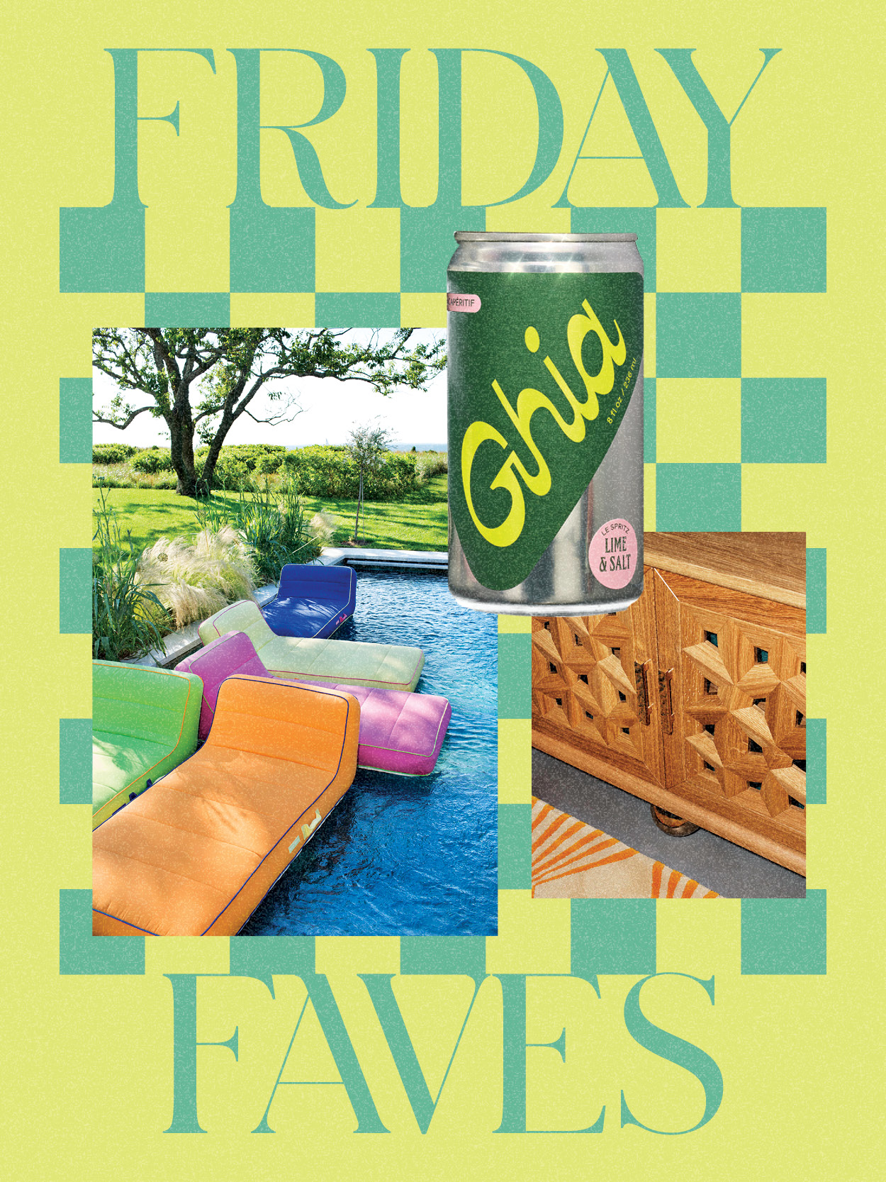 It's Hot—Here's A Neon Pool-Float and the Cool (Non-Alcoholic!) Drink ...