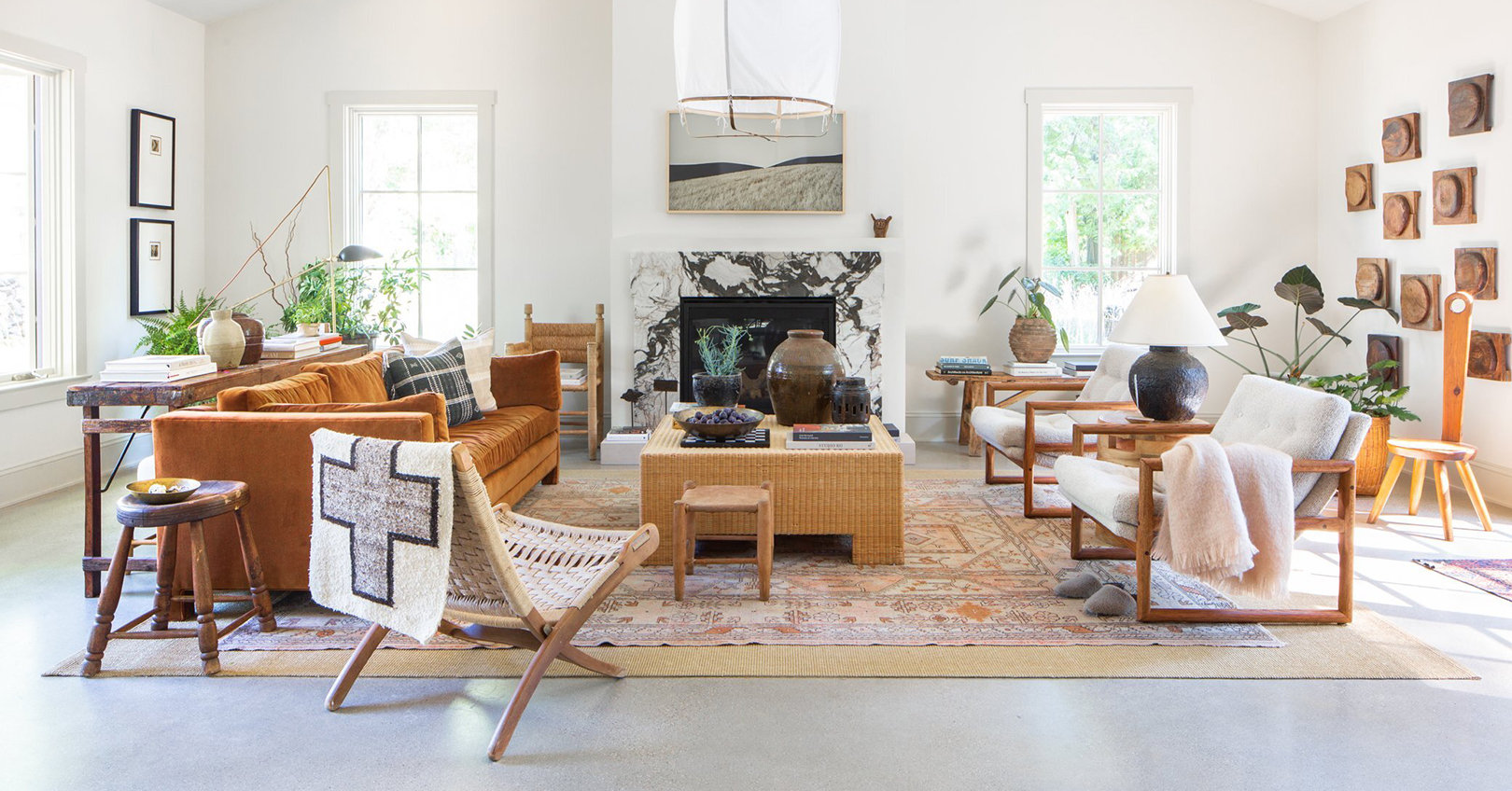 Sheepskin on Shag, Jute on Cotton: 7 Rug Layering Ideas We Love