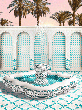 The Next Best Thing to a Pool Is This $55 Blow-Up Water Fountain