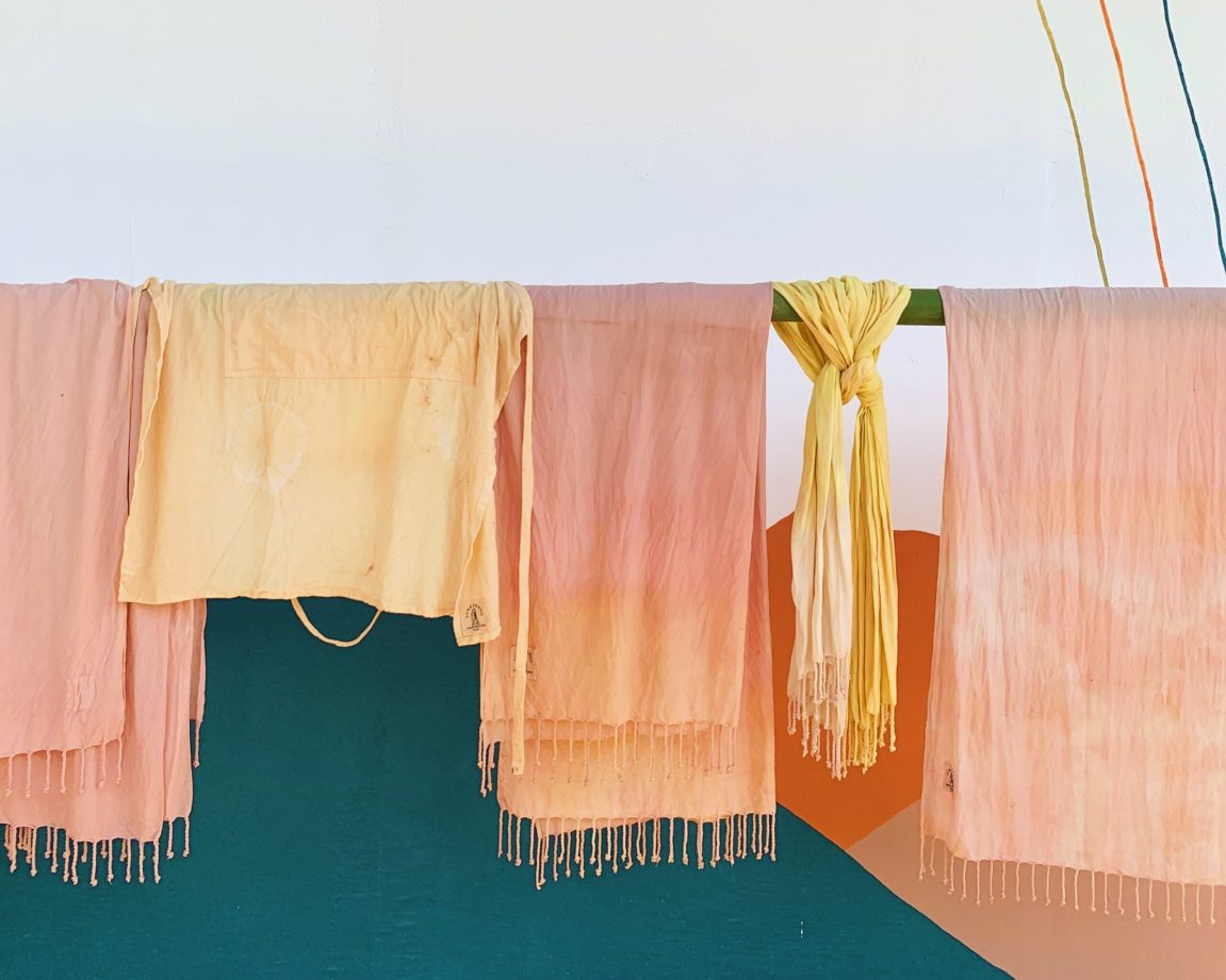 How to Tie-Dye Pillowcases With Turmeric