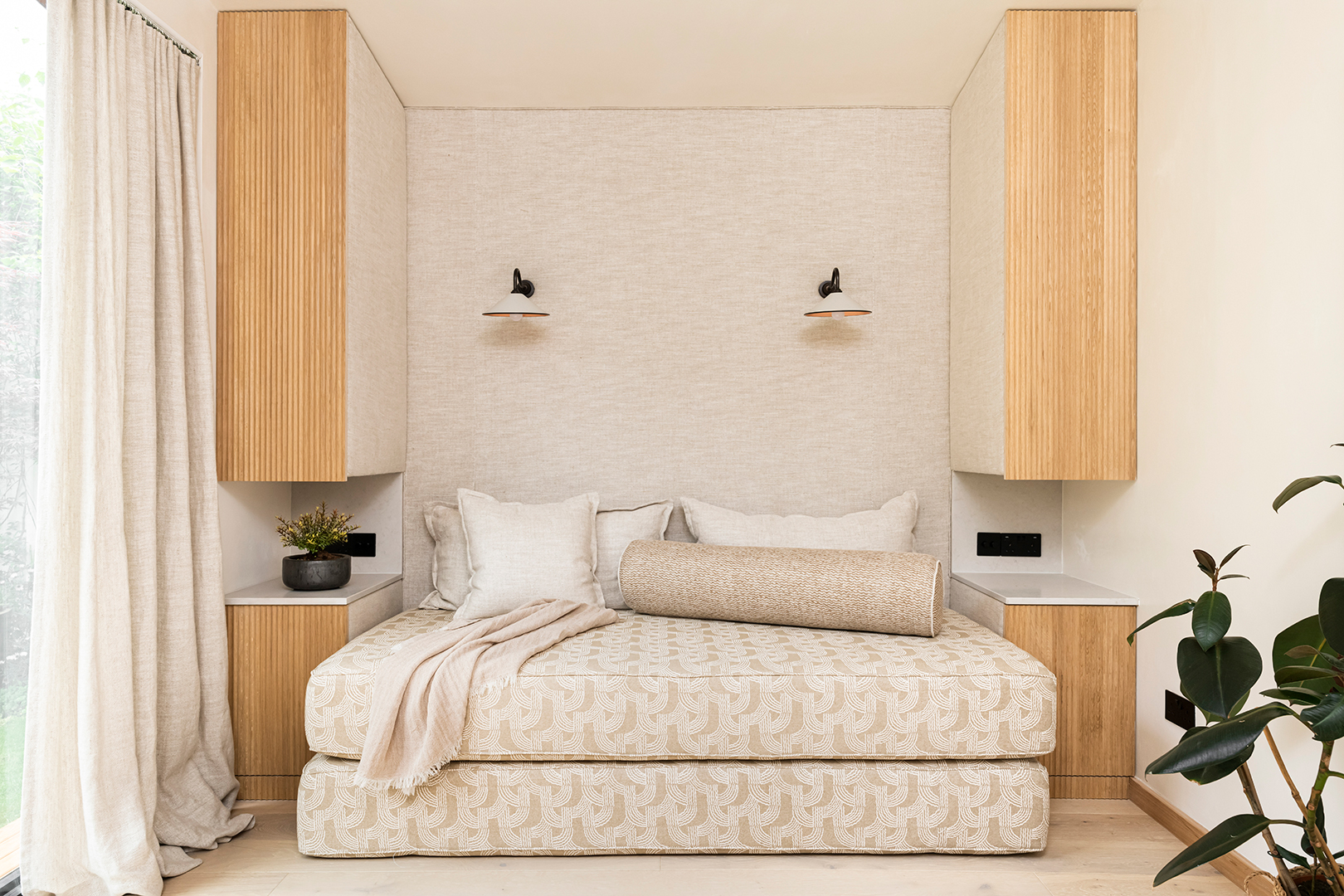 The Simplest Guest Bed Is Just Two Mattresses on Top of Each Other