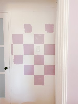 A Purple Checkered Wall is the Star of this L.A. Creative’s Mural ...