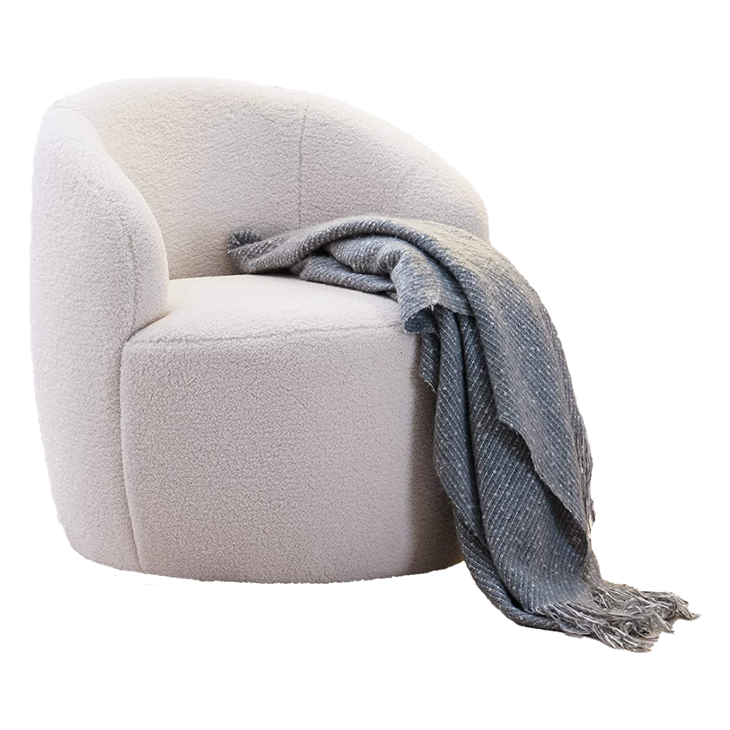 We Found an Amazon Bouclé Sherpa Chair On Sale For 42% Off | domino