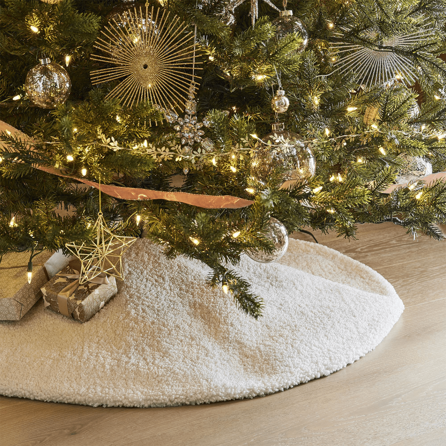 The Best Tree Skirts Don't Look Like a Tacky Christmas Sweater | domino