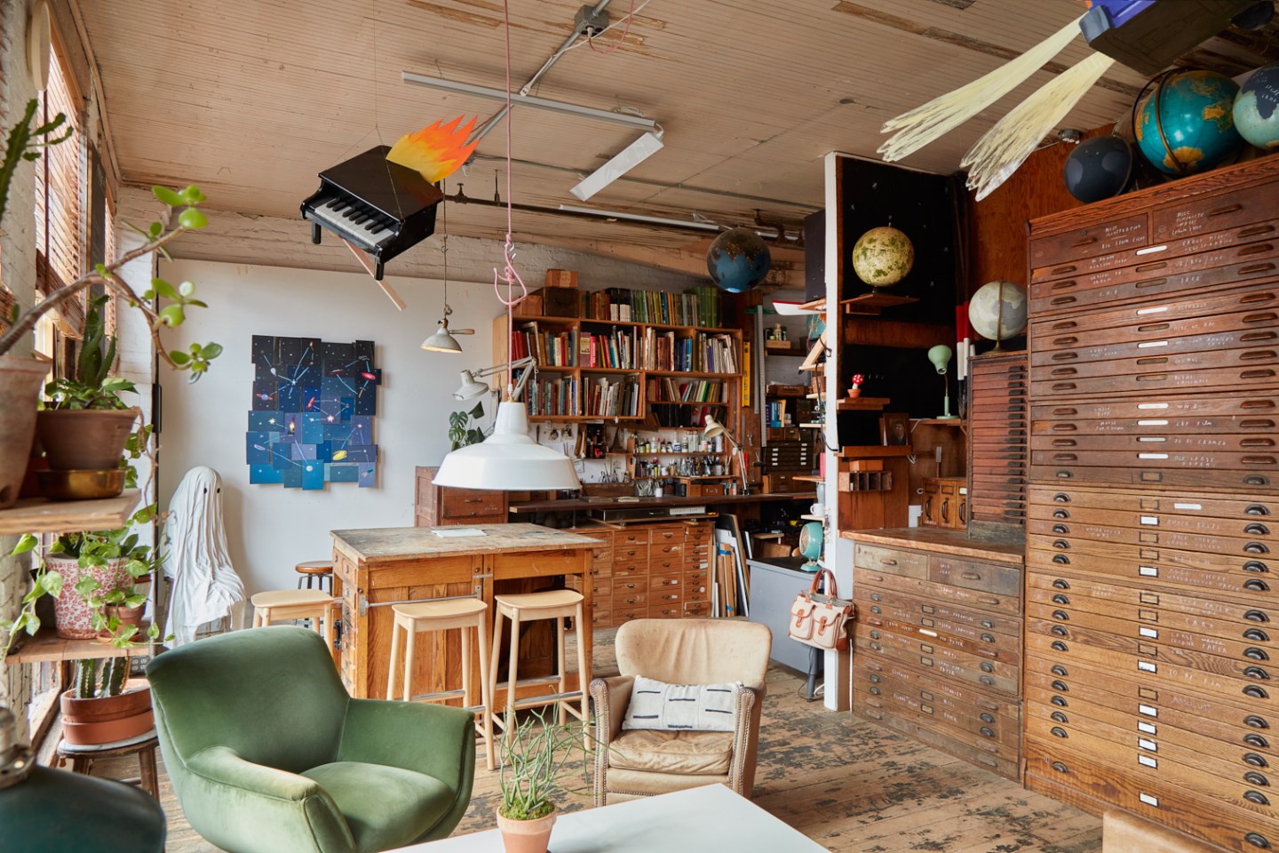 Take a Peek Inside Illustrator Oliver Jeffers’s Brooklyn Studio