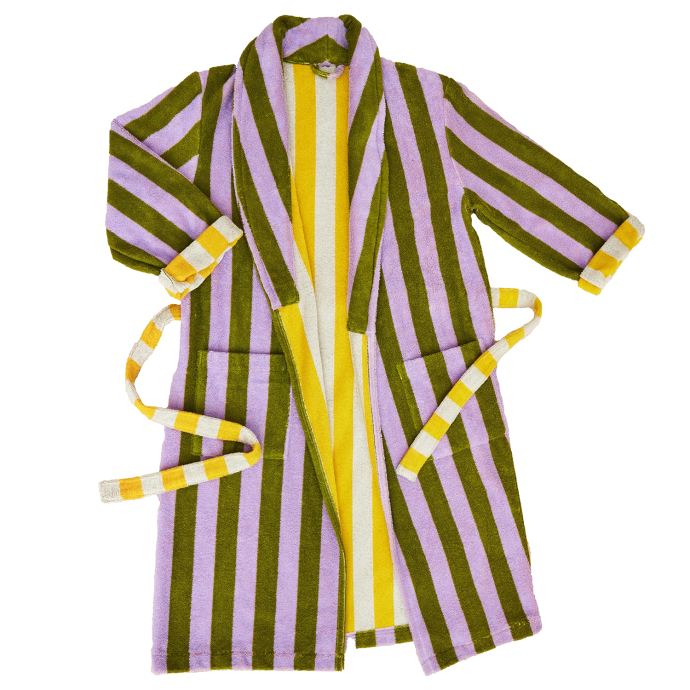 Where to Buy Harry Styles' Nearly Sold-Out Striped Robe | domino