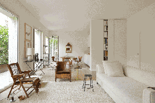 Inside Marco Bertolini's Treehouse-Like Milan Apartment