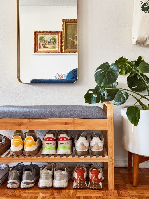 I Tested A Storage Bench That Promised To Keep My Tote Collection In Check