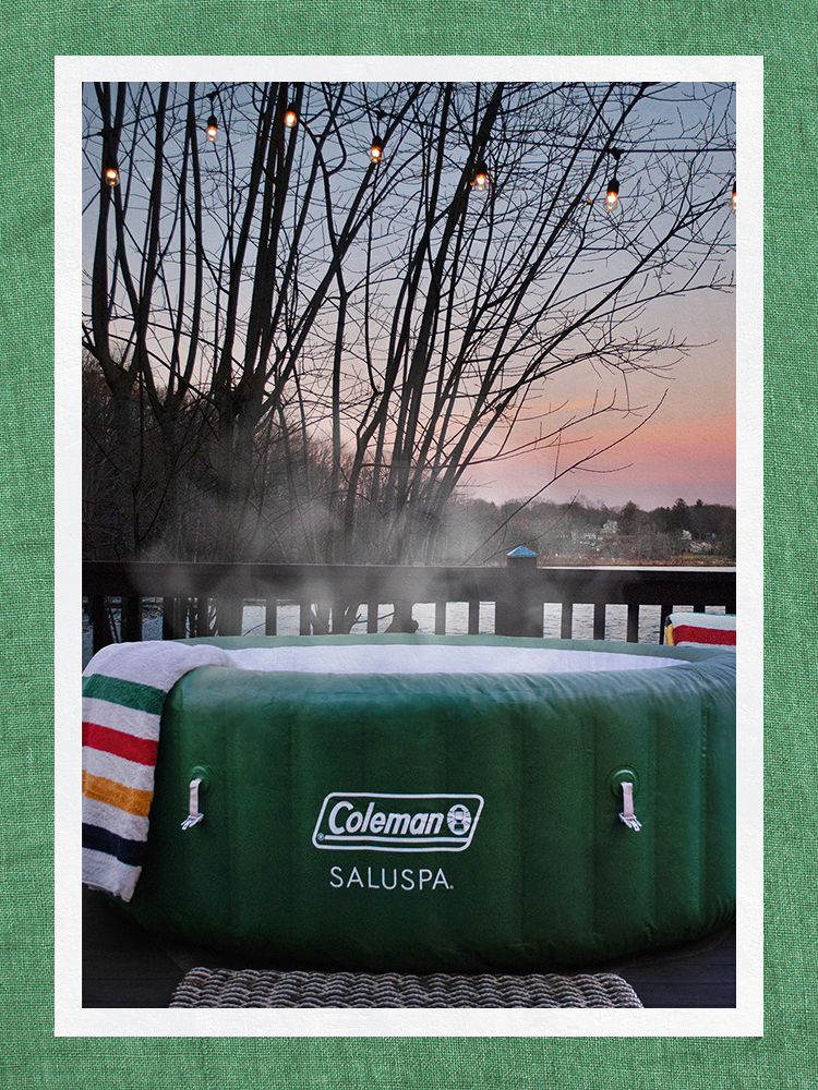 A Domino Editor's Review of the Coleman Inflatable Hot Tub | domino
