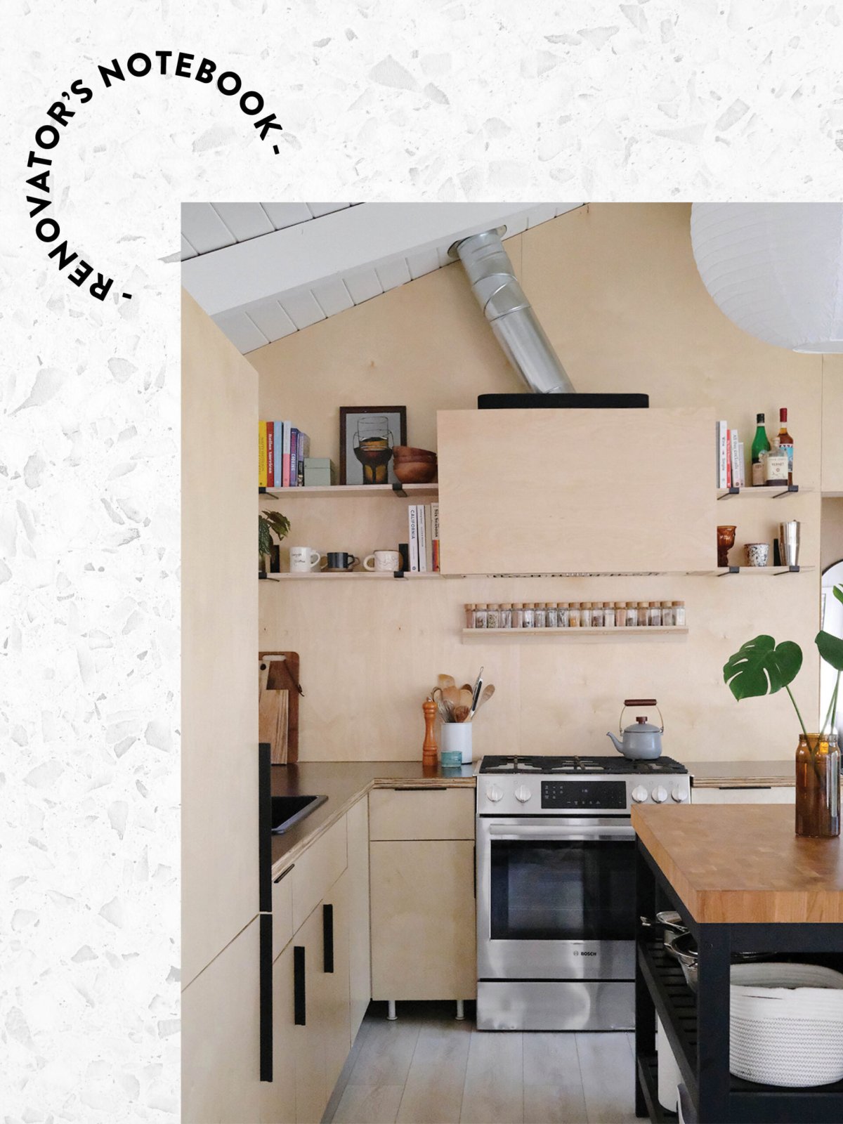Inside a $6,000 Kitchen Renovation That Takes Plywood to a New Level