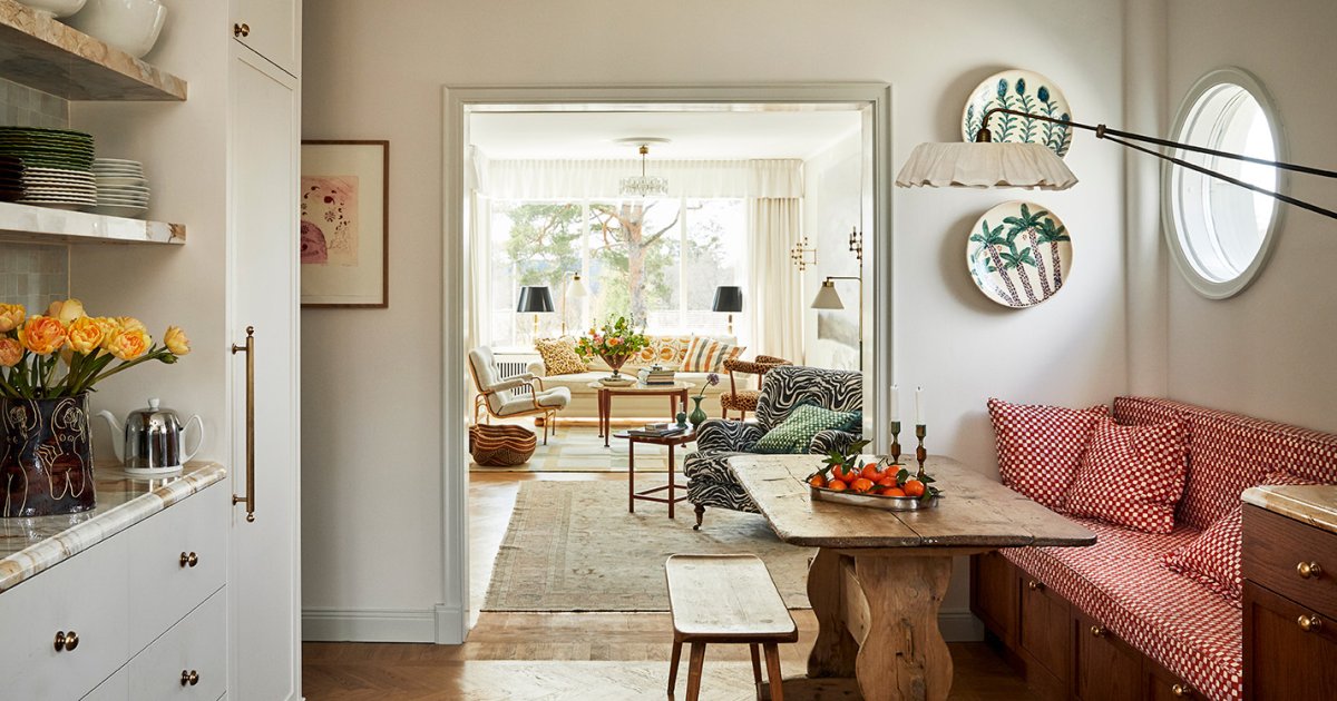 Inside Swedish Textile Designer Cathy Nordström's Stockholm Home