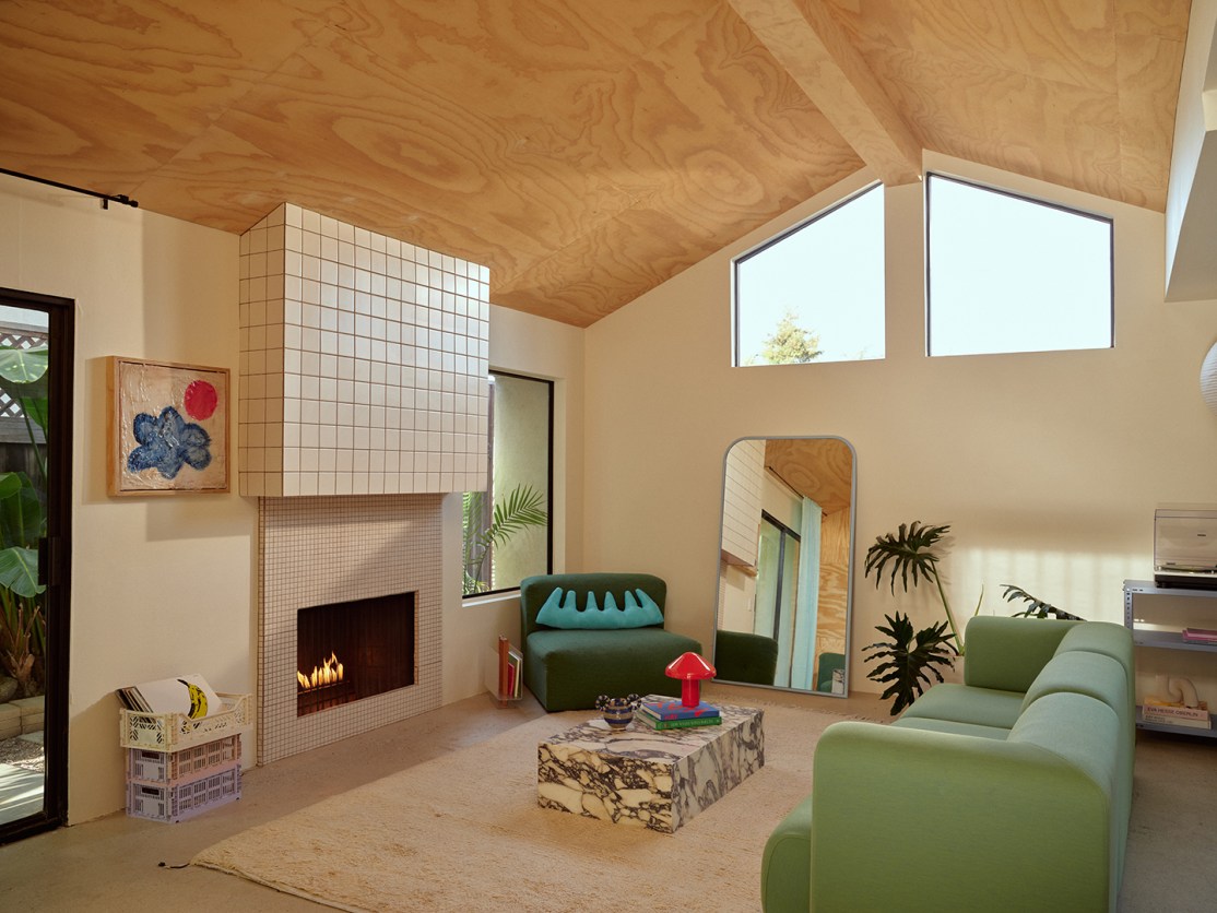 Inside Artist Bethany Brill’s Plywood- and Tile-Covered California Home