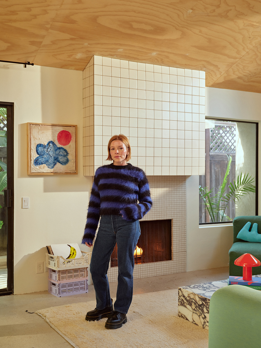 Inside Artist Bethany Brill’s Plywood- and Tile-Covered California Home