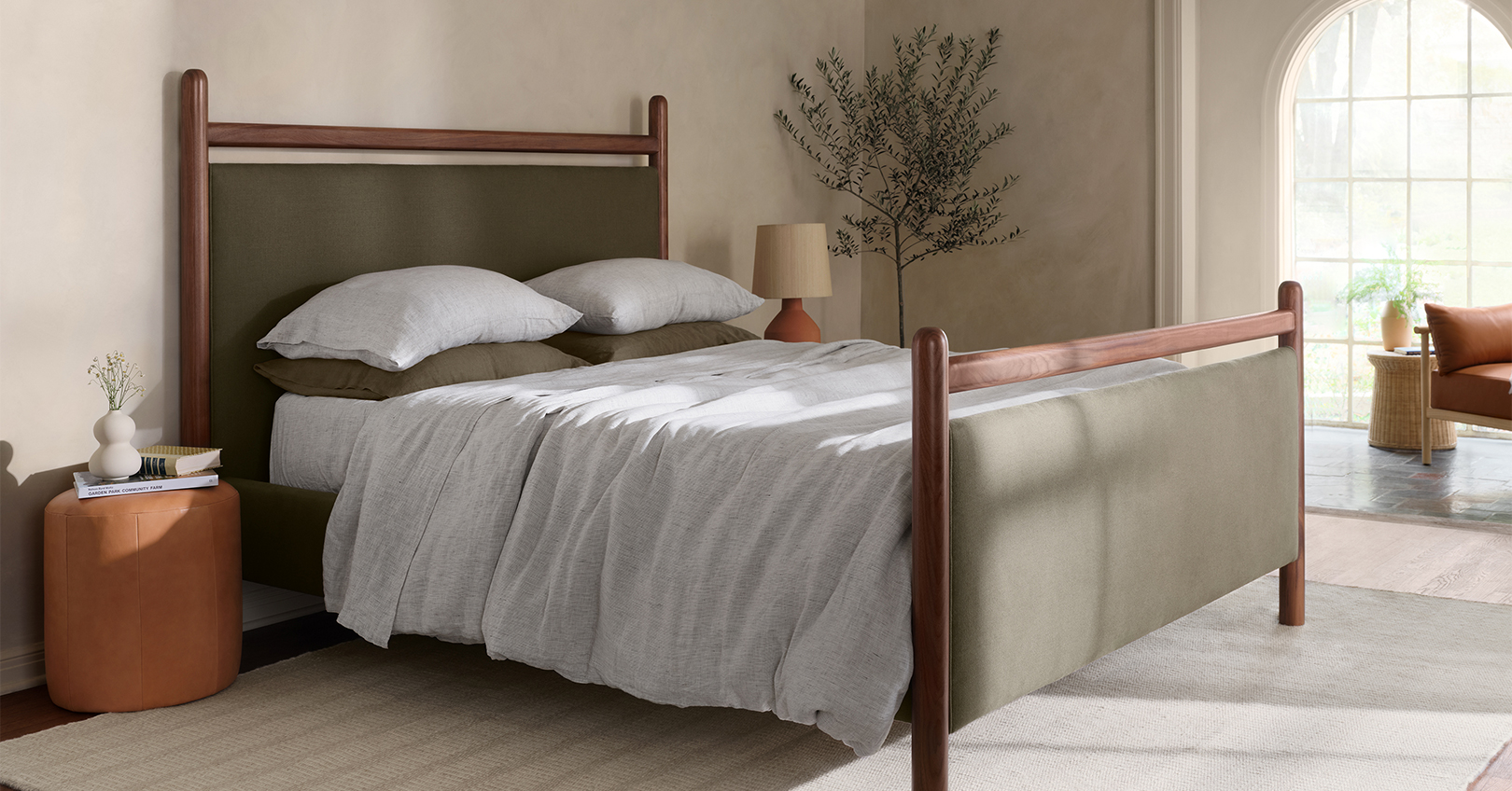 The Headboard on The Citizenry's New Bed Is Like One Big Pillow