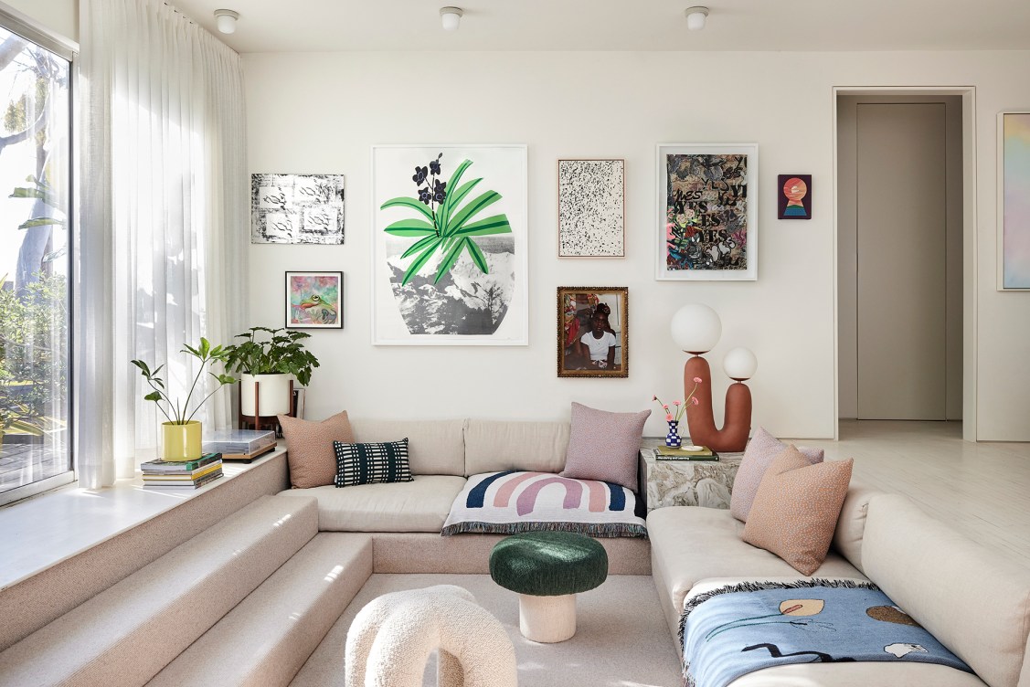 A Sunken Living Room is the Star in Geraldine Chung's L.A. Home