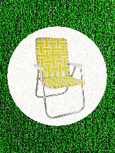 A $70 Amazon Lawn Chair That's Kitschy (In a Good Way) | domino