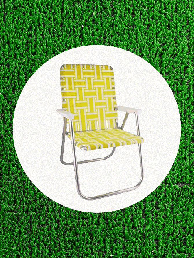 A $70 Amazon Lawn Chair That's Kitschy (In a Good Way) | domino