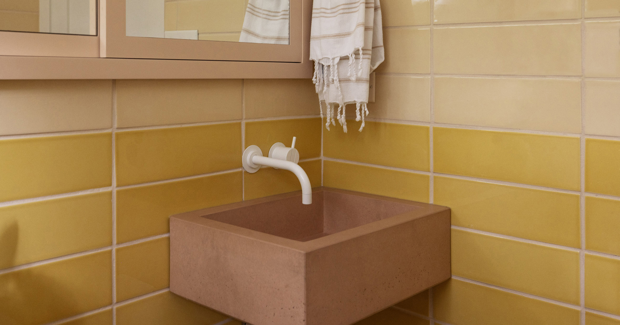Jill Singer's Guest Bathroom Was Inspired by a Funky Toilet Paper Holder