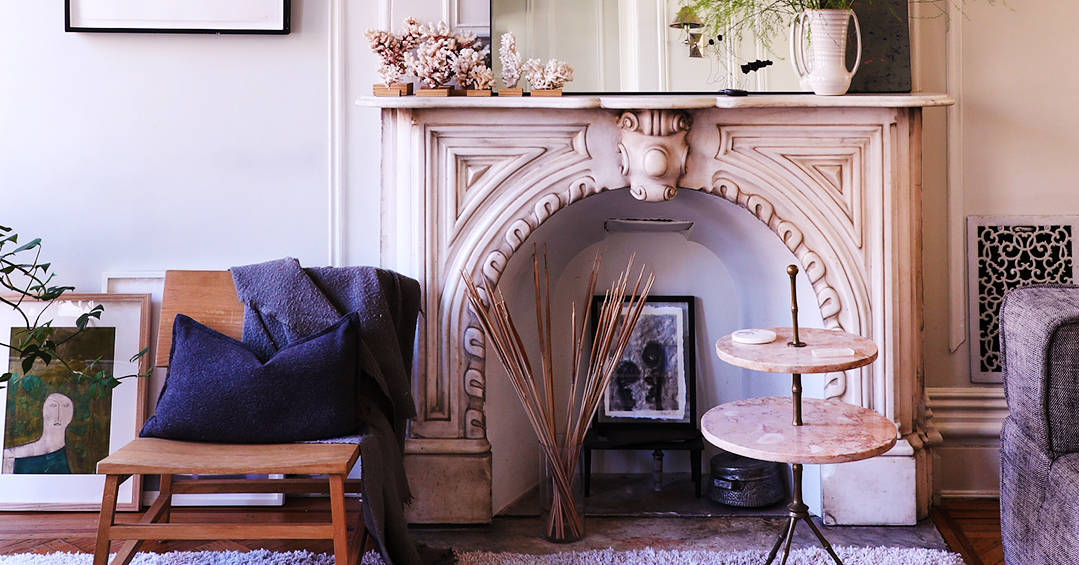 In This Clinton Hill Home, Art Is Displayed on Moldings and in Fireplaces