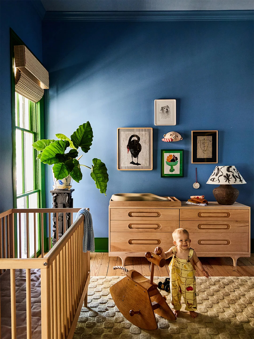 7 Blue Nurseries That Aren’t Pastel Everything | domino