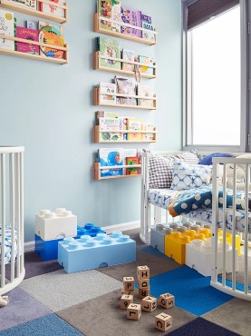 7 Blue Nurseries That Aren’t Pastel Everything | domino