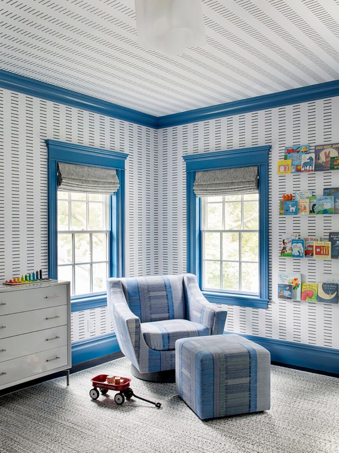 7 Blue Nurseries That Aren’t Pastel Everything | domino