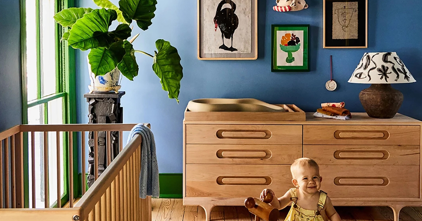 7 Blue Nurseries That Aren’t Pastel Everything | domino