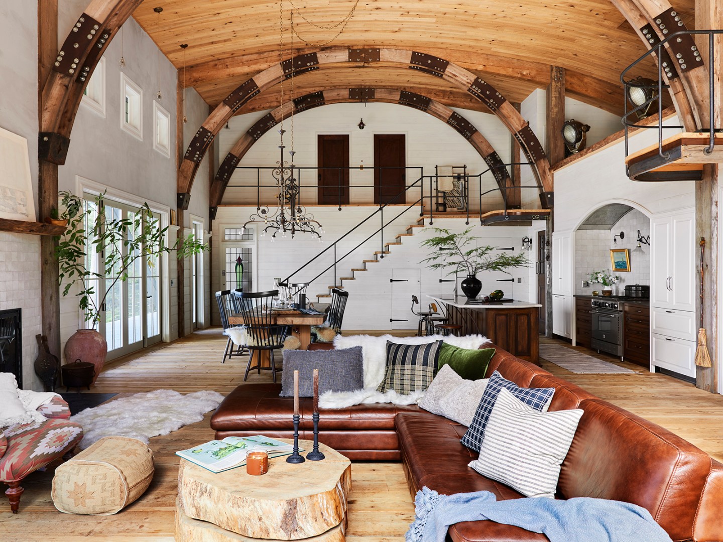 This Couple Built a Giant Arched Home Where They Once Pitched Tents