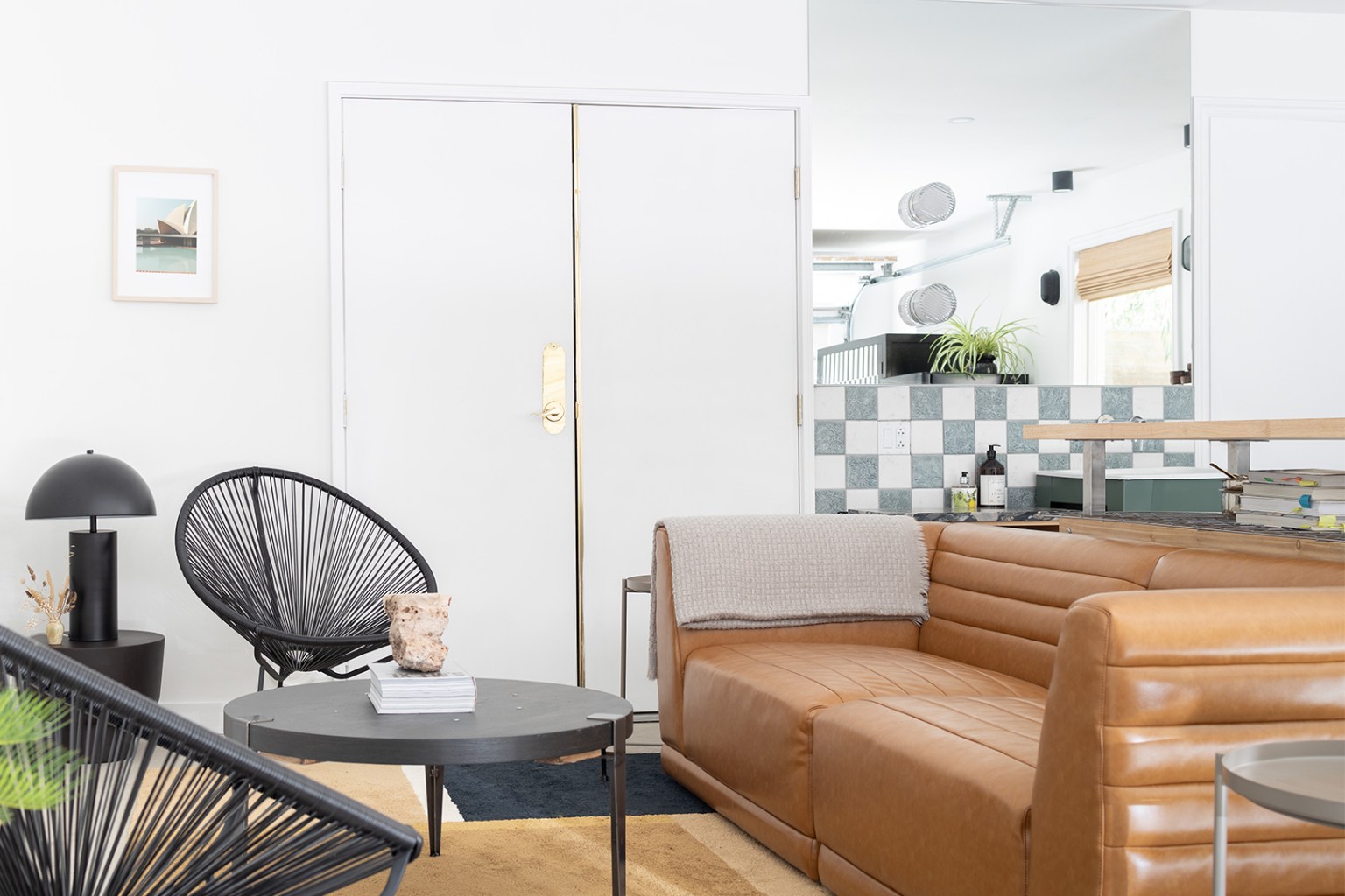 This Converted Garage Has a Full Kitchenette—But Can Still Fit a Car, Too
