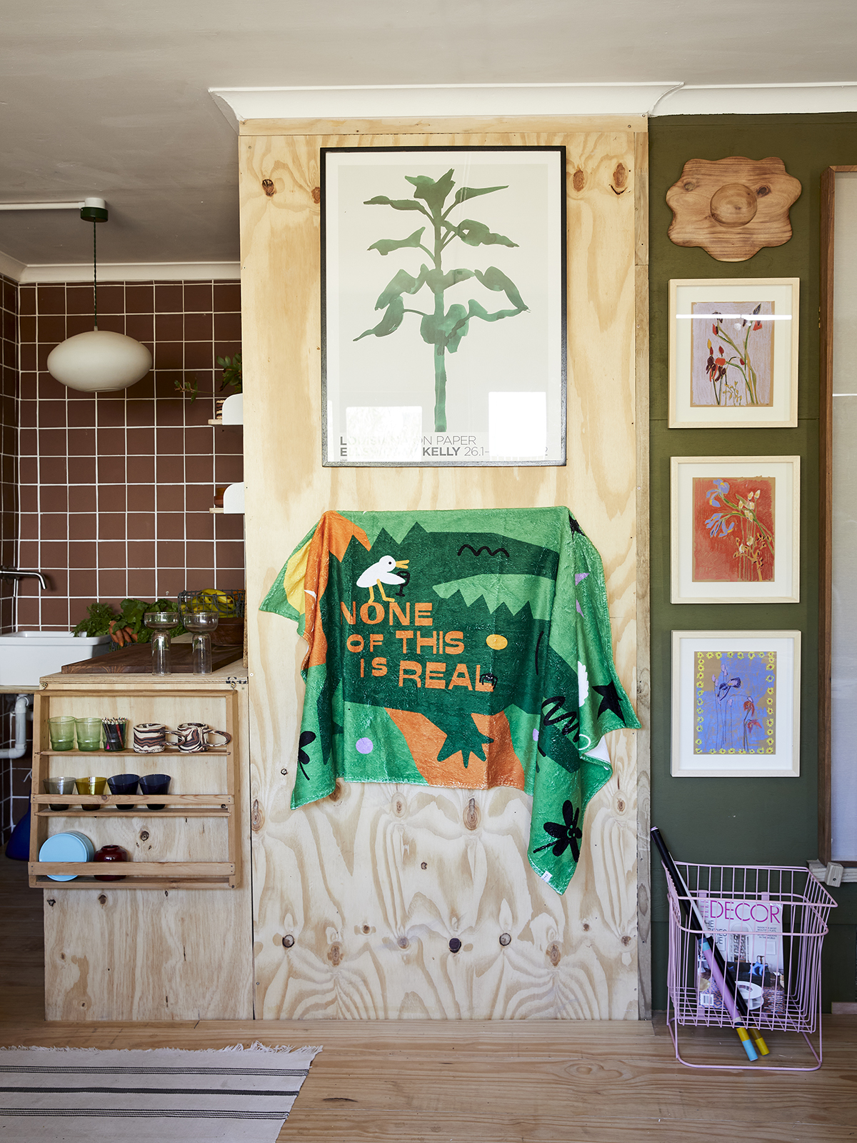 This Art Curator Rehangs Works in Her Surf Shack Every 6 Months