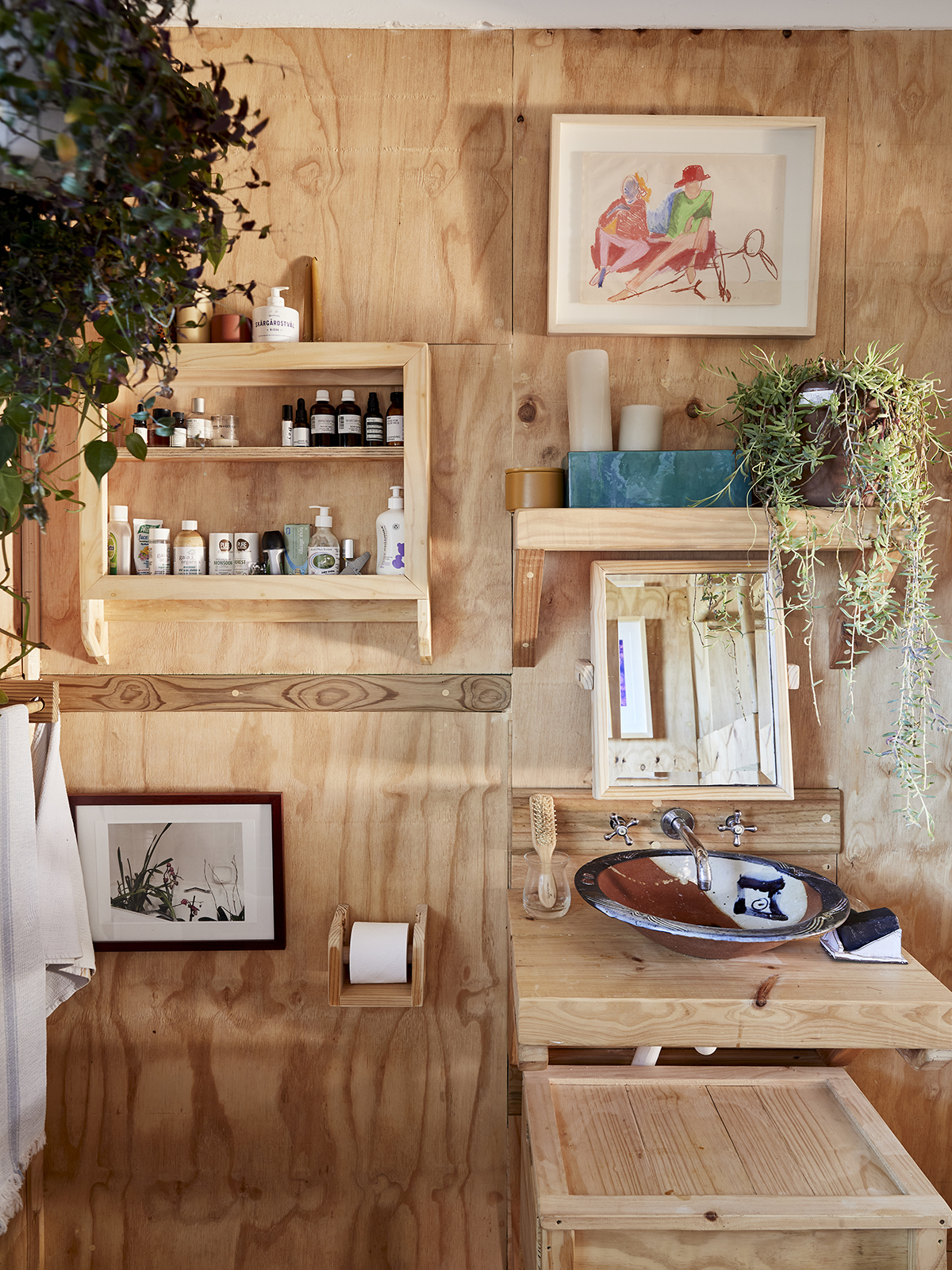 This Art Curator Rehangs Works in Her Surf Shack Every 6 Months