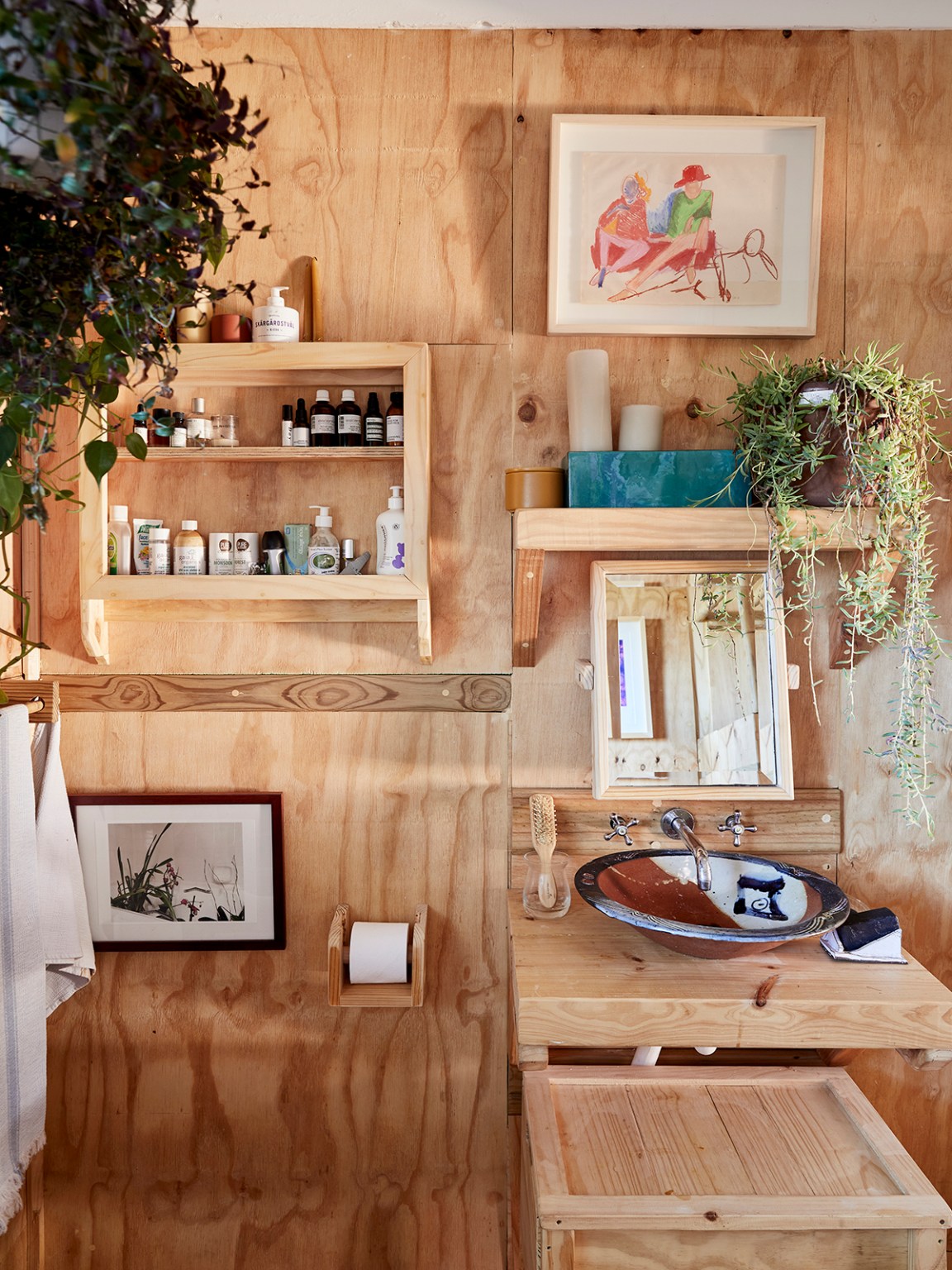 This Art Curator Rehangs Works in Her Surf Shack Every 6 Months